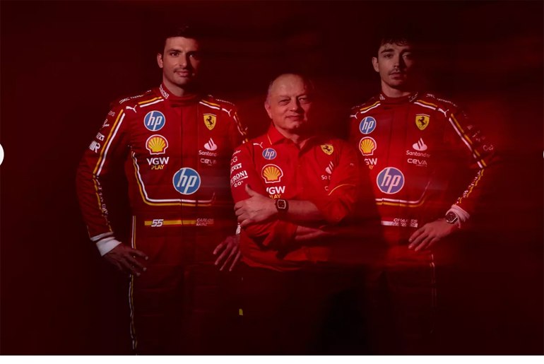 Ferrari and HP announce a title partnership