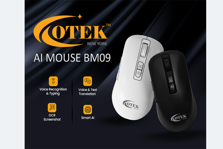 OTEK launches BM09, India’s first AI Mouse with Voice Typing, Voice