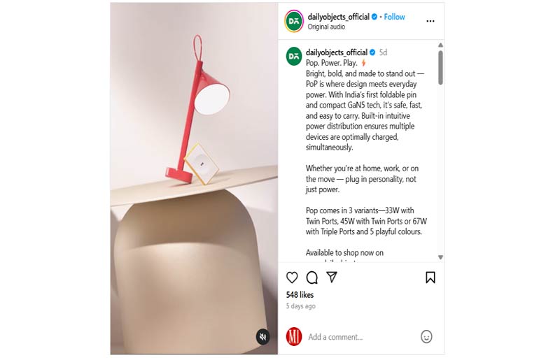 DailyObjects Redefines Charging with POP—The 1st Adapter