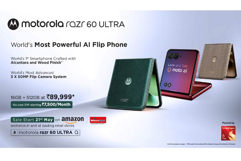 Motorola launches razr 60 ultra- the world’s most powerful AI flip phone
